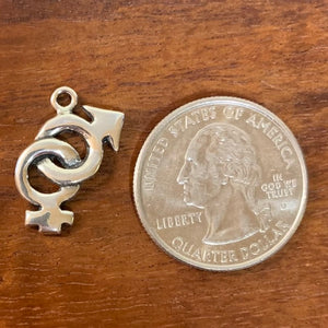 Shop Linked Male Female Symbols Charm – CharmWorks