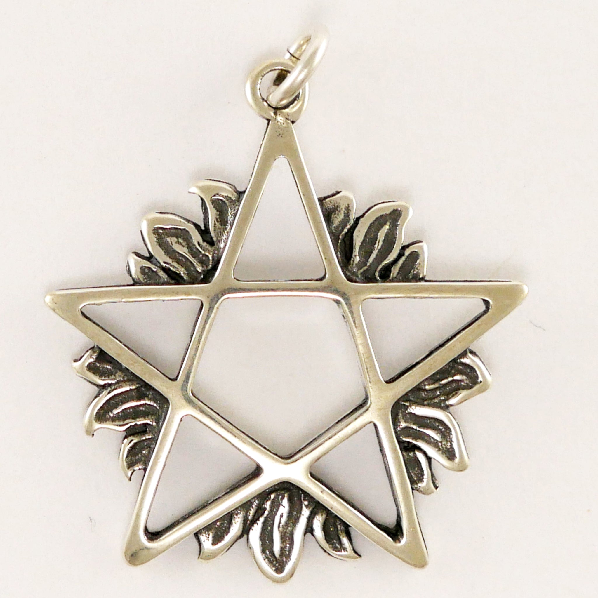 Flaming Star Charm | Spiritual Jewelry | CharmWorks