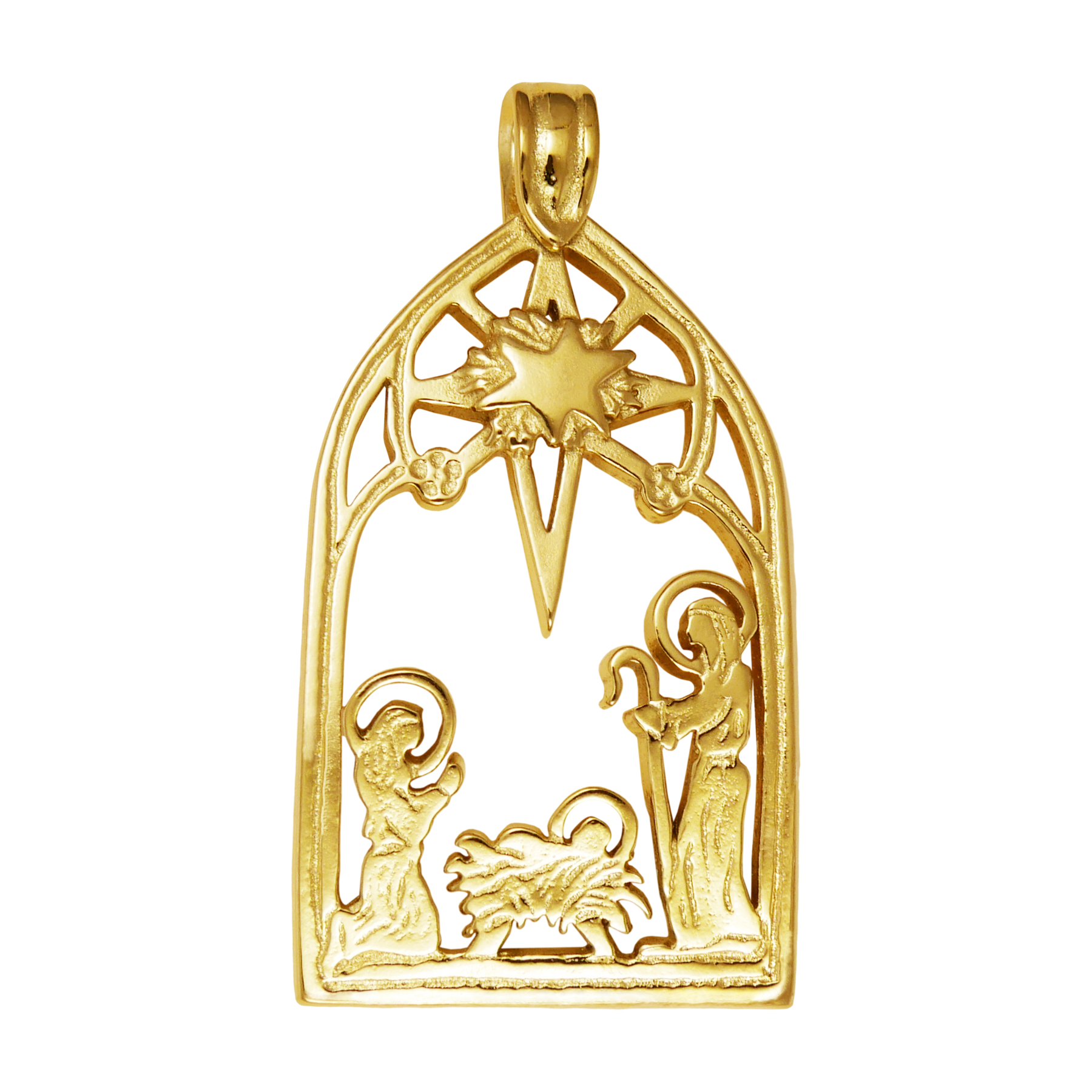 Nativity Scene Pendant | Christmas Jewelry | CharmWorks