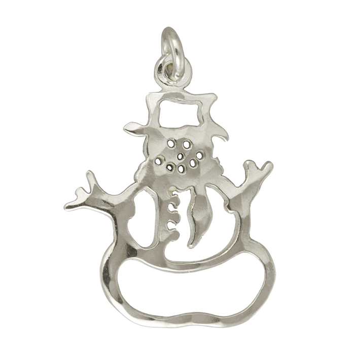 Snowman Charm | Christmas Jewelry | CharmWorks