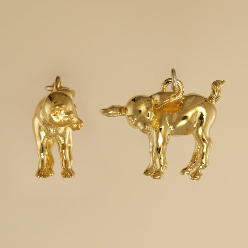 Baby Goat Charm | CharmWorks | Silver & Gold Animal Jewelry