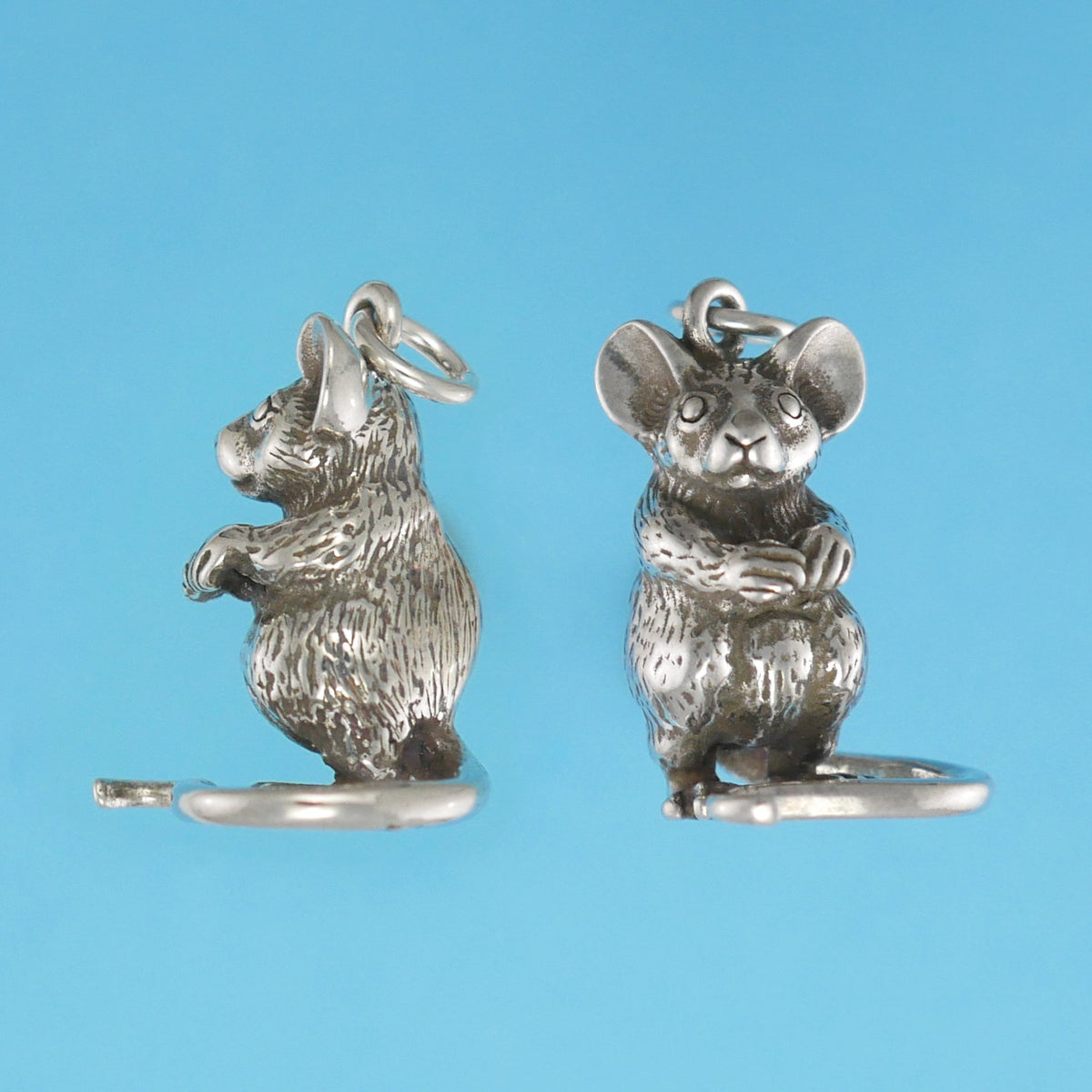 Mouse Pendant | CharmWorks | Silver & Gold Animal Jewelry