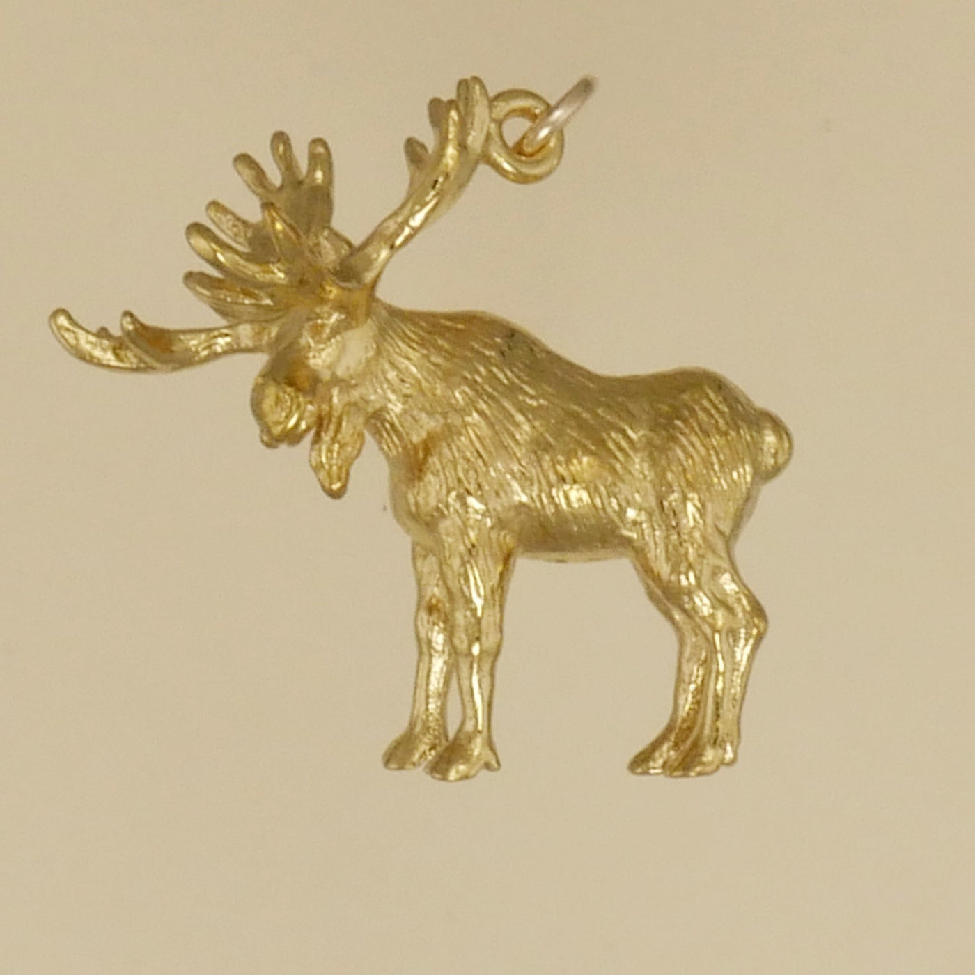 Moose Pendant | CharmWorks | Silver And Gold Animal Jewelry