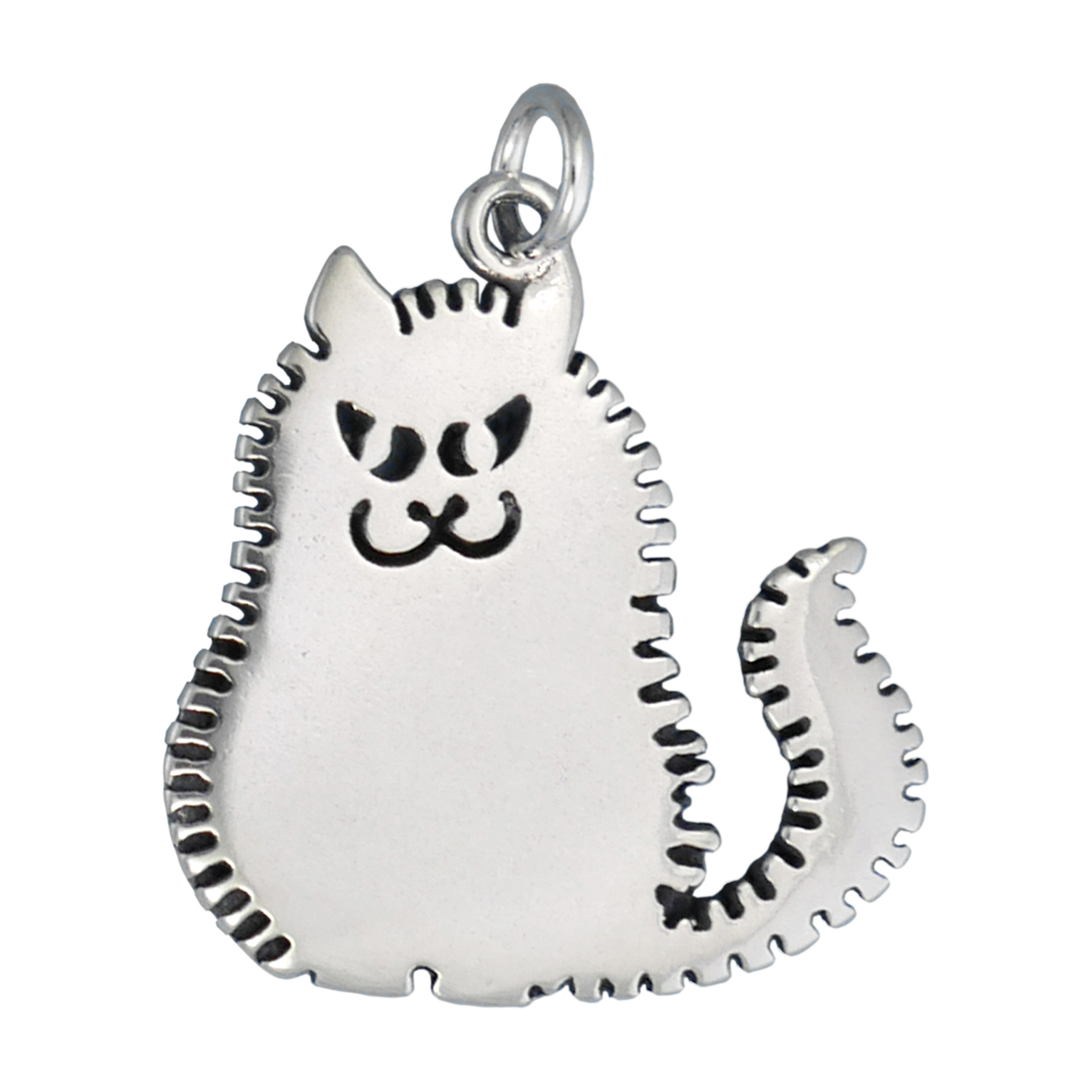 Furry Cat Charm | Cat Jewelry | CharmWorks