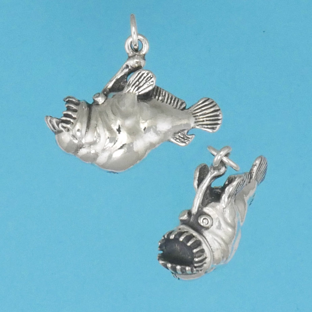 Anglerfish Charm | Sealife Jewelry | CharmWorks