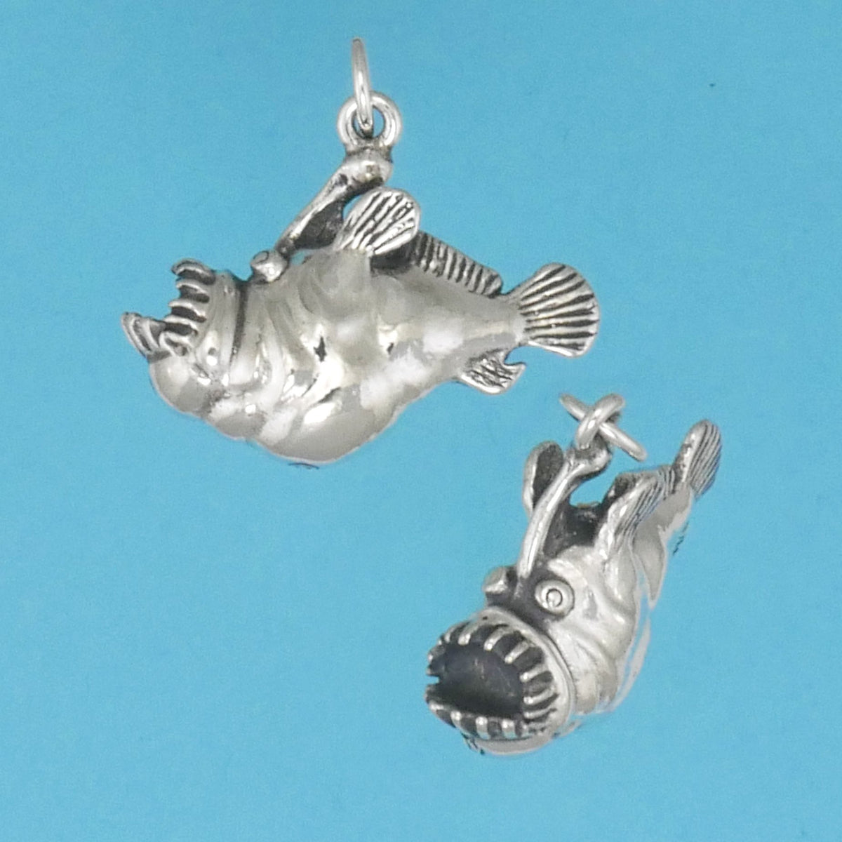 Anglerfish Charm | Sealife Jewelry | CharmWorks