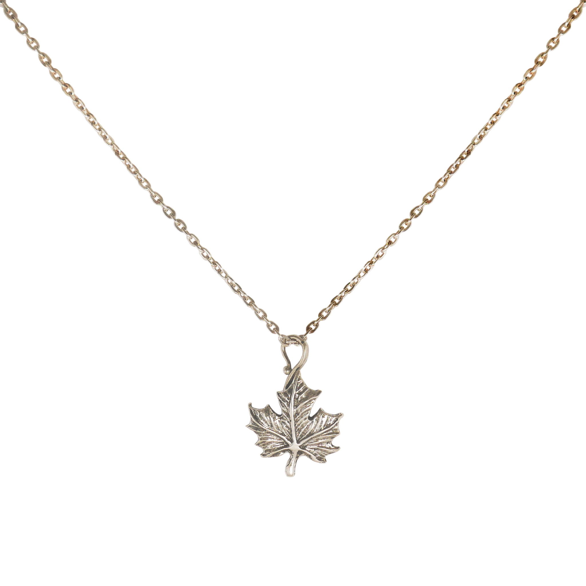 Maple Leaf Necklace | Fall Jewelry | CharmWorks