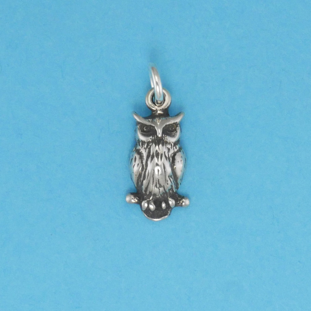Great Horned Owl Charm | Bird Jewelry | CharmWorks