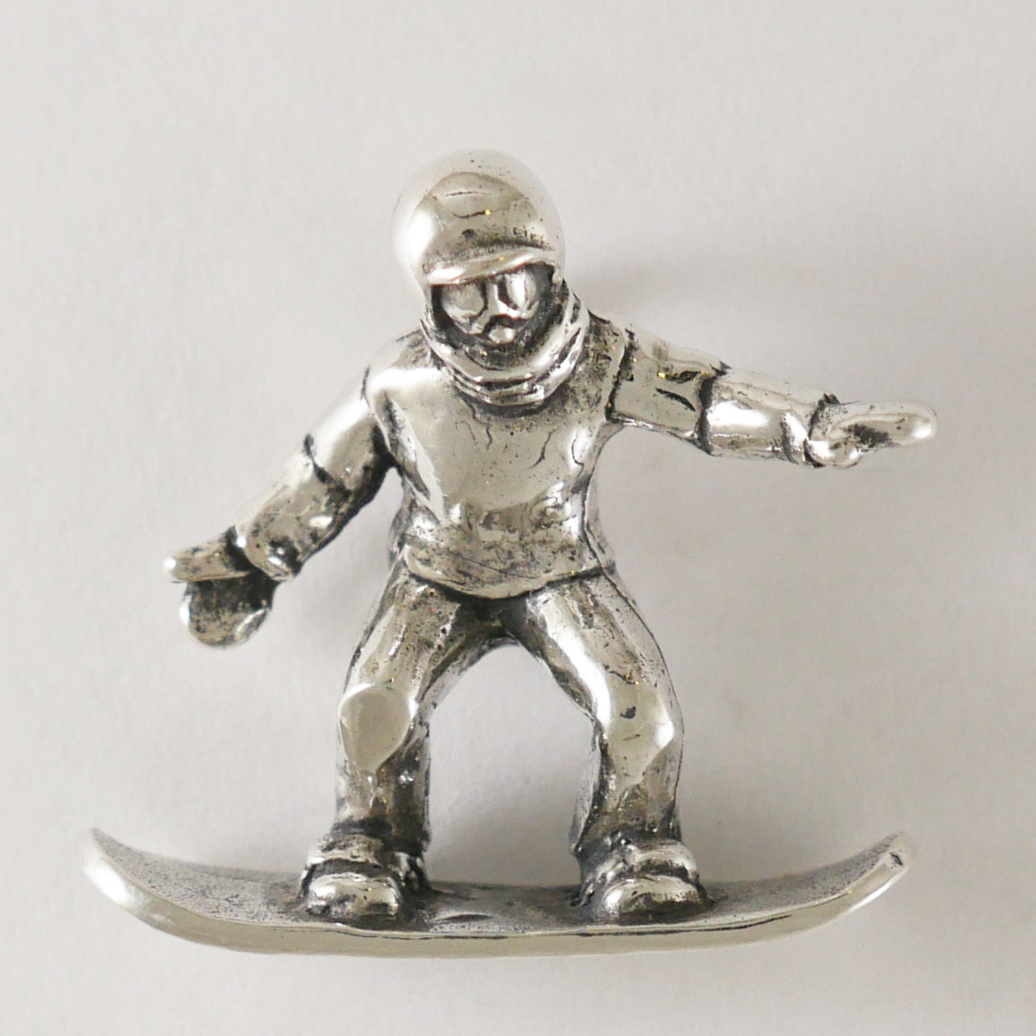 Snowboarder Pendant | Extreme Sport Jewelry | CharmWorks