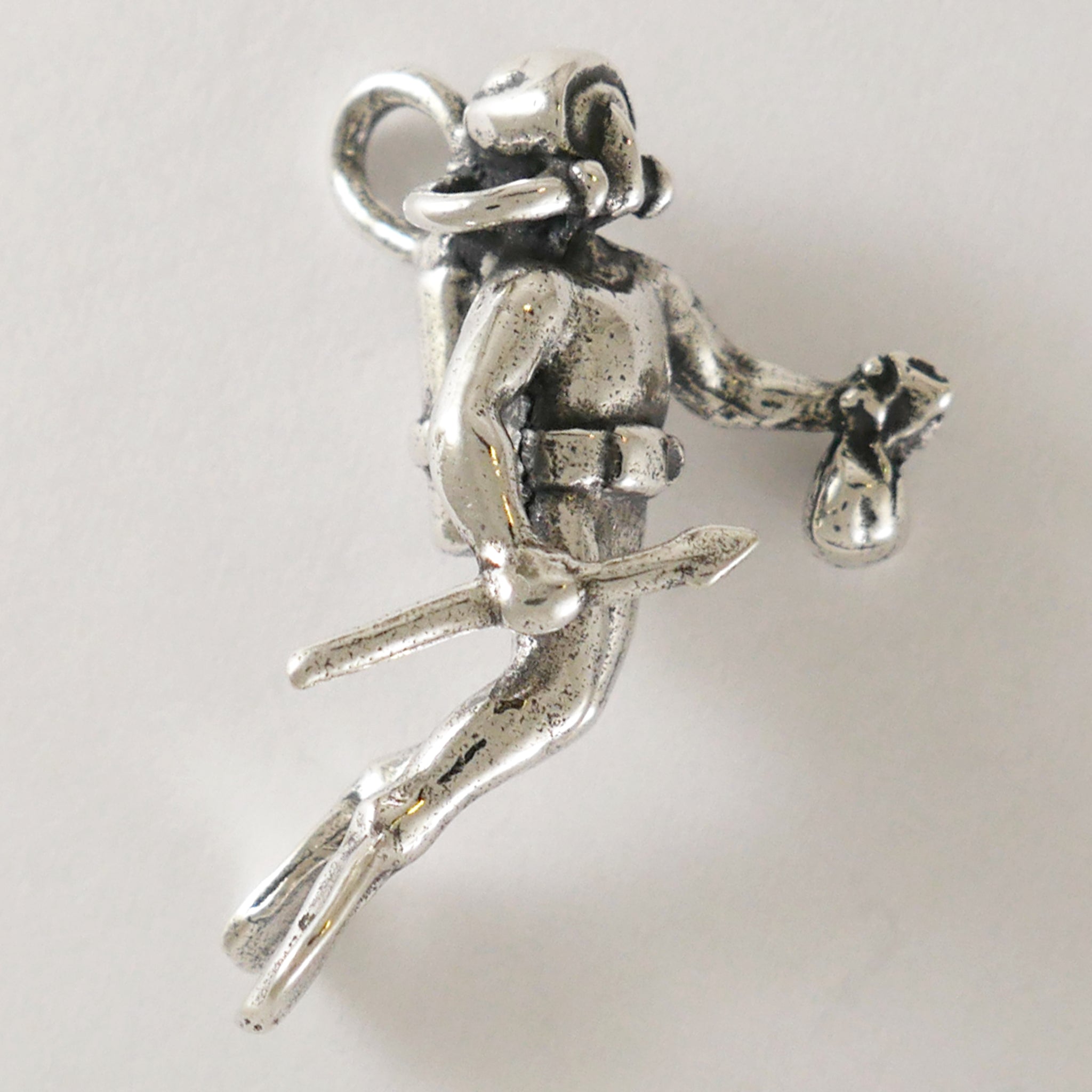 Scuba Diver Pendant | Ocean Sport Jewelry | CharmWorks