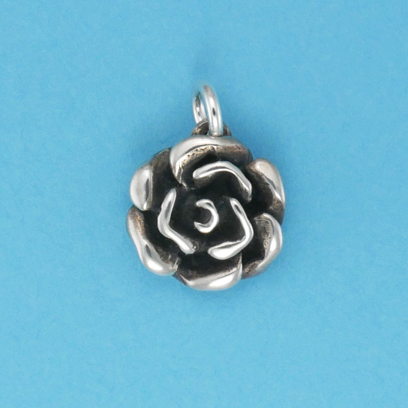 Petite Rose Charm | Flower Jewelry | CharmWorks