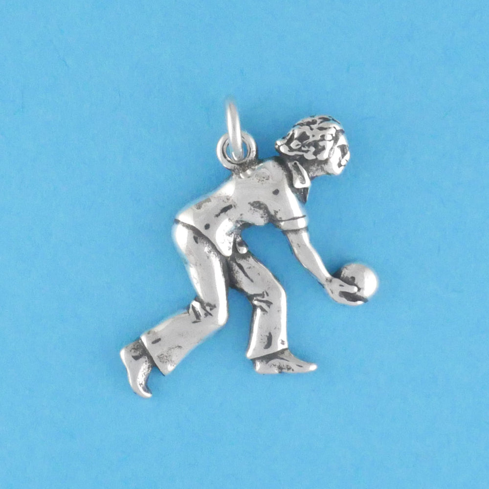 Bowler Charm | Sports Jewelry | CharmWorks