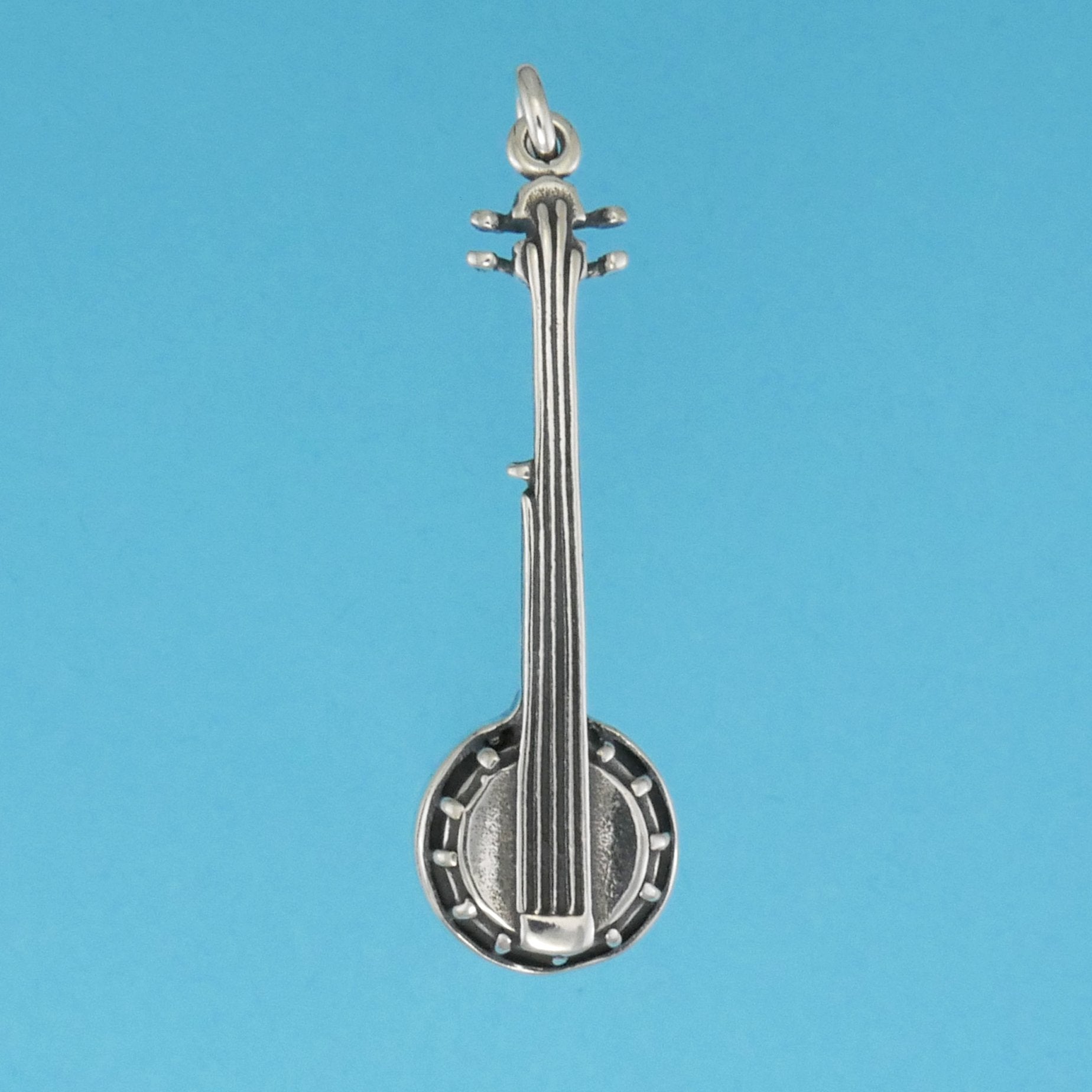 Banjo Pendant | Music Jewelry | CharmWorks