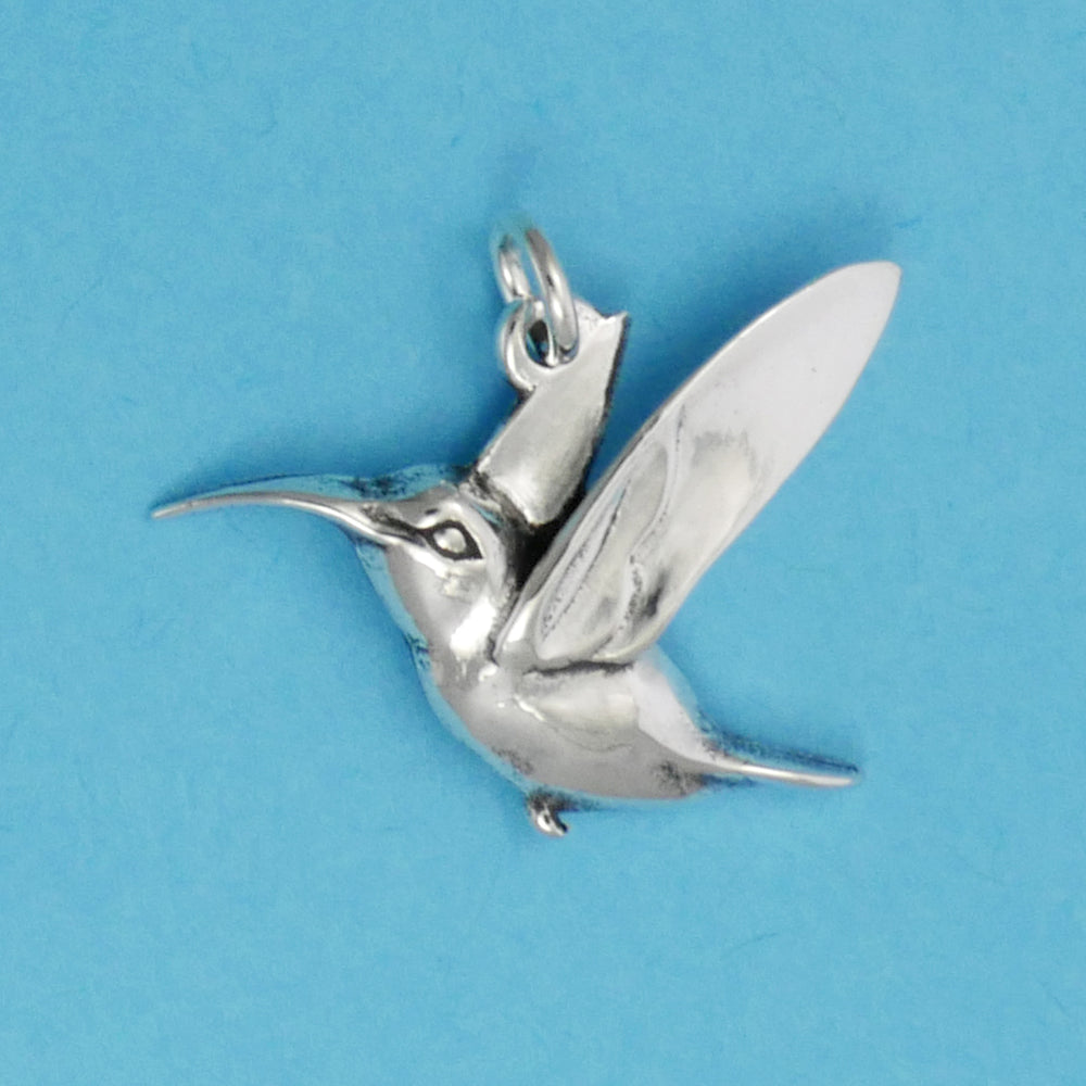 Hummingbird Charm | Bird Jewelry | CharmWorks