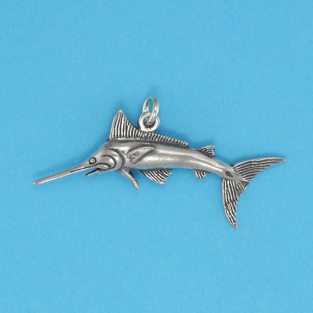 Marlin Charm | Sea Life Jewelry | CharmWorks