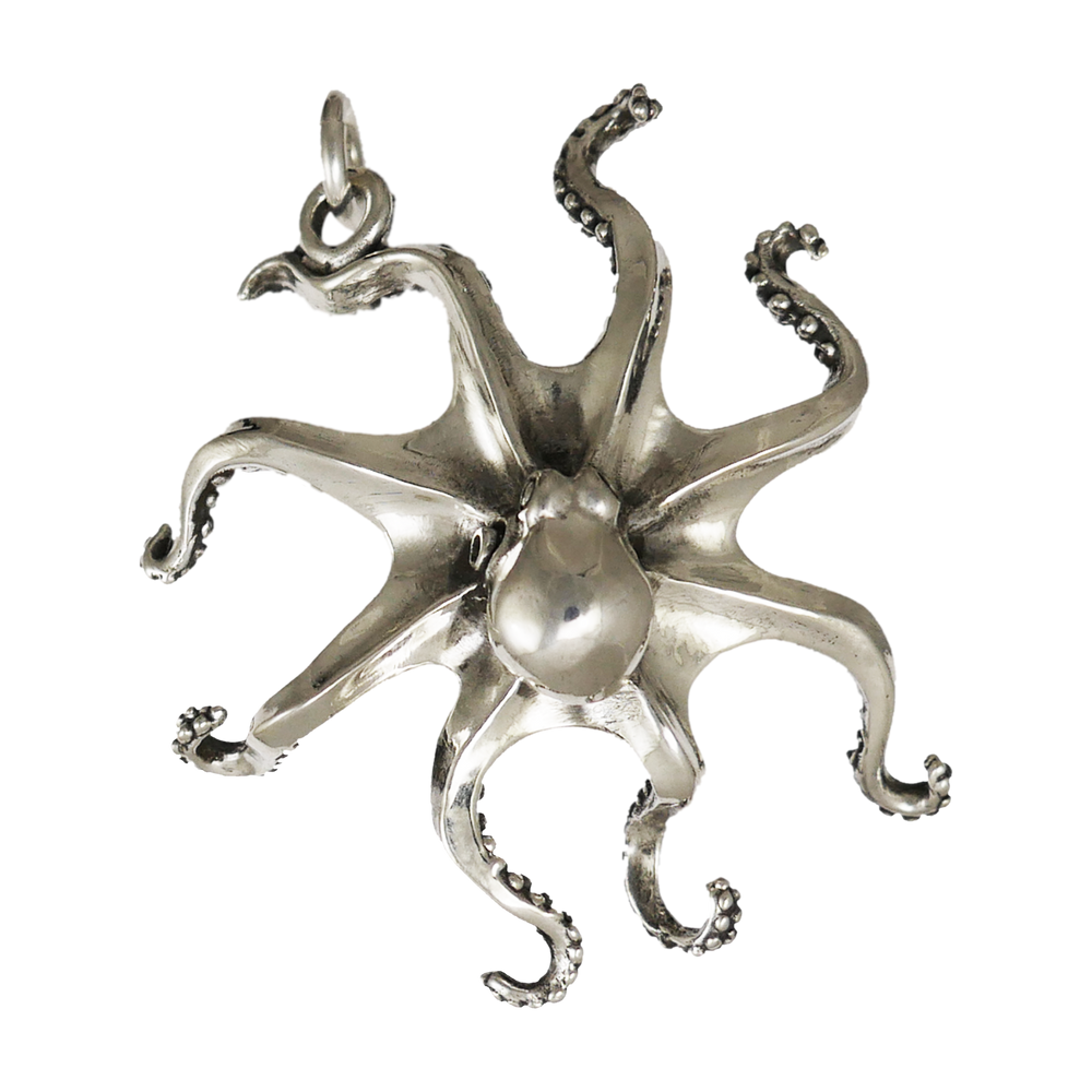 Octopus Pendant | Sea Life Jewelry | CharmWorks