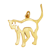 Landing Cat Charm | Halloween Jewelry | CharmWorks