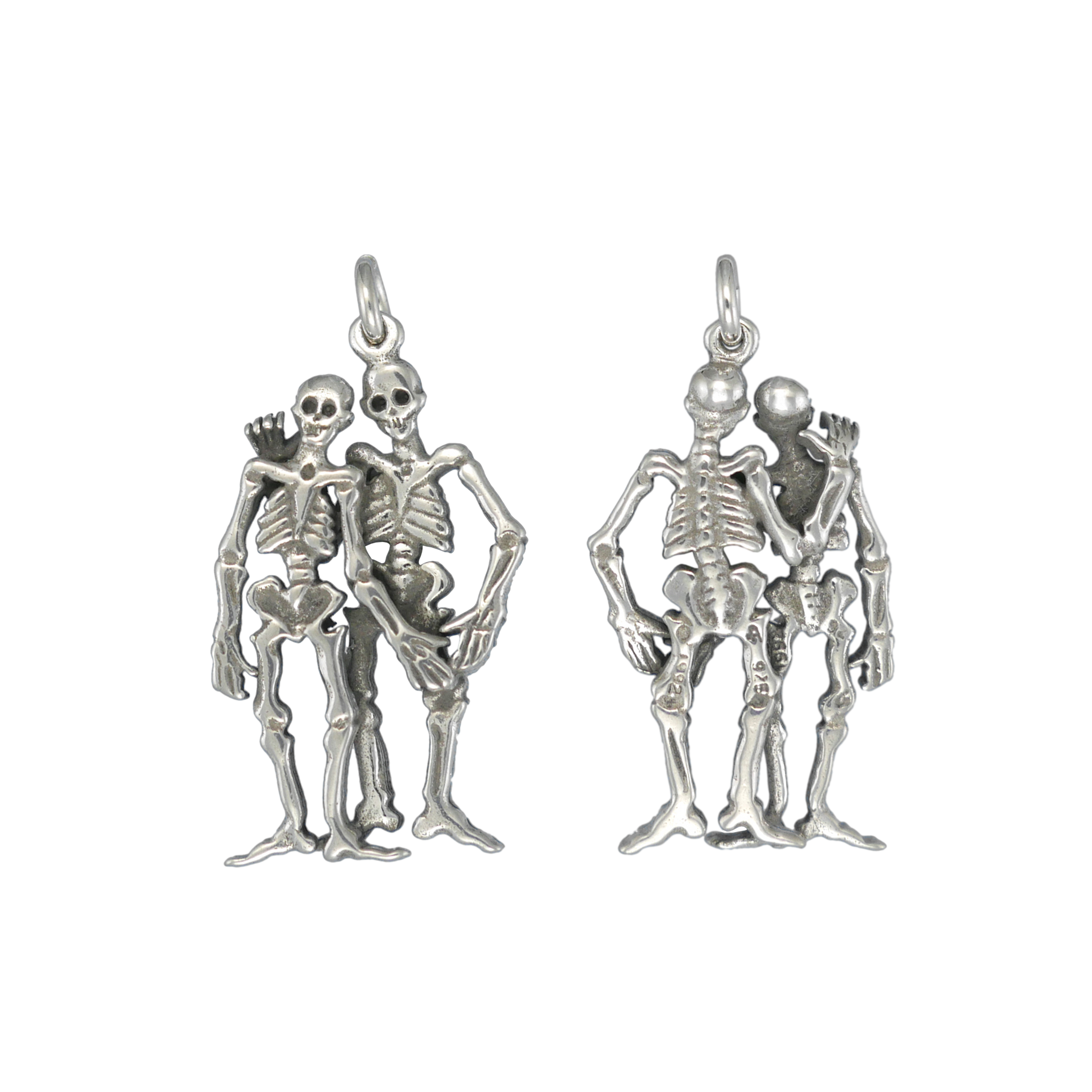 Best Friend Skeleton Charm | Halloween Jewelry | CharmWorks