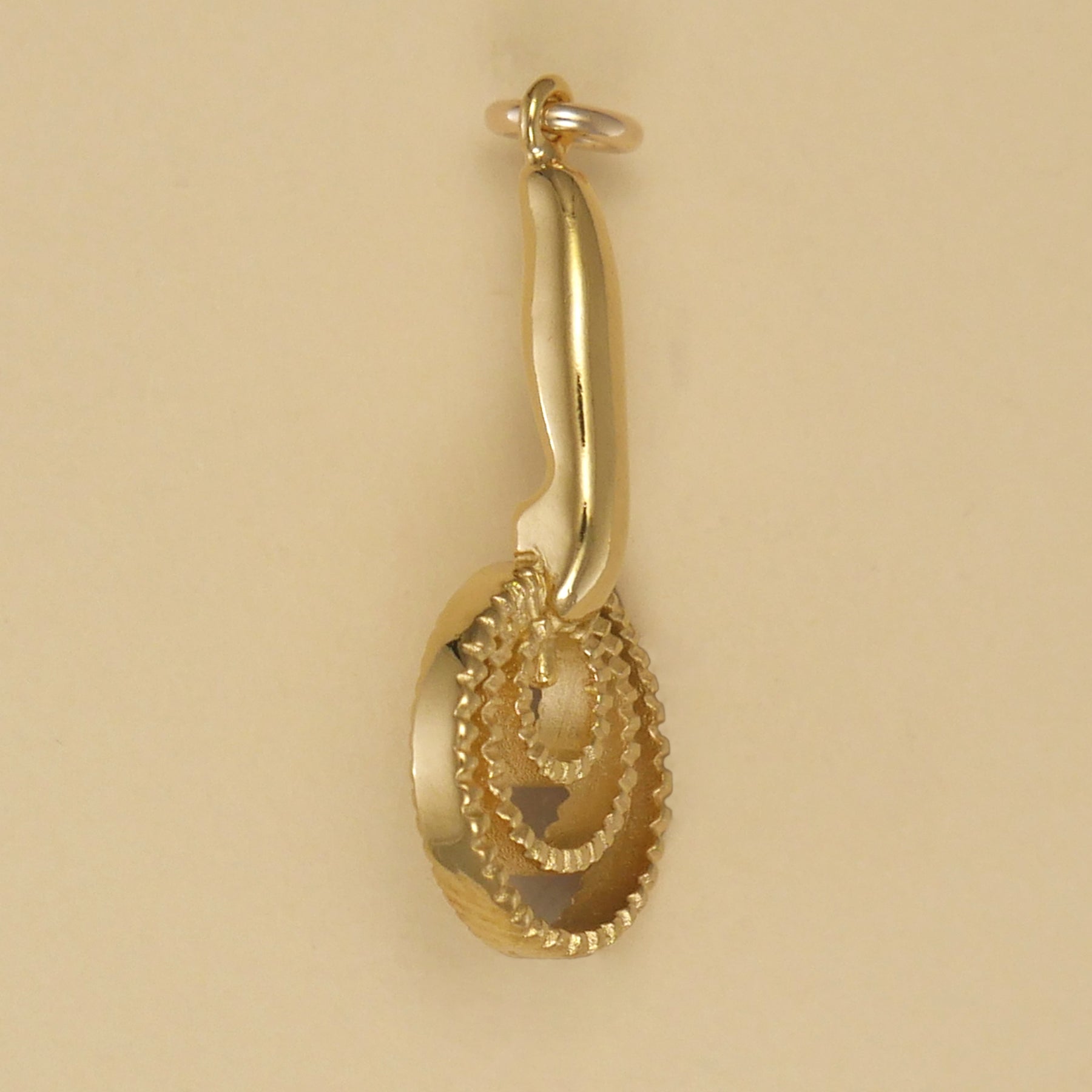 Metal Curry Charm | Equestrian Jewelry | CharmWorks