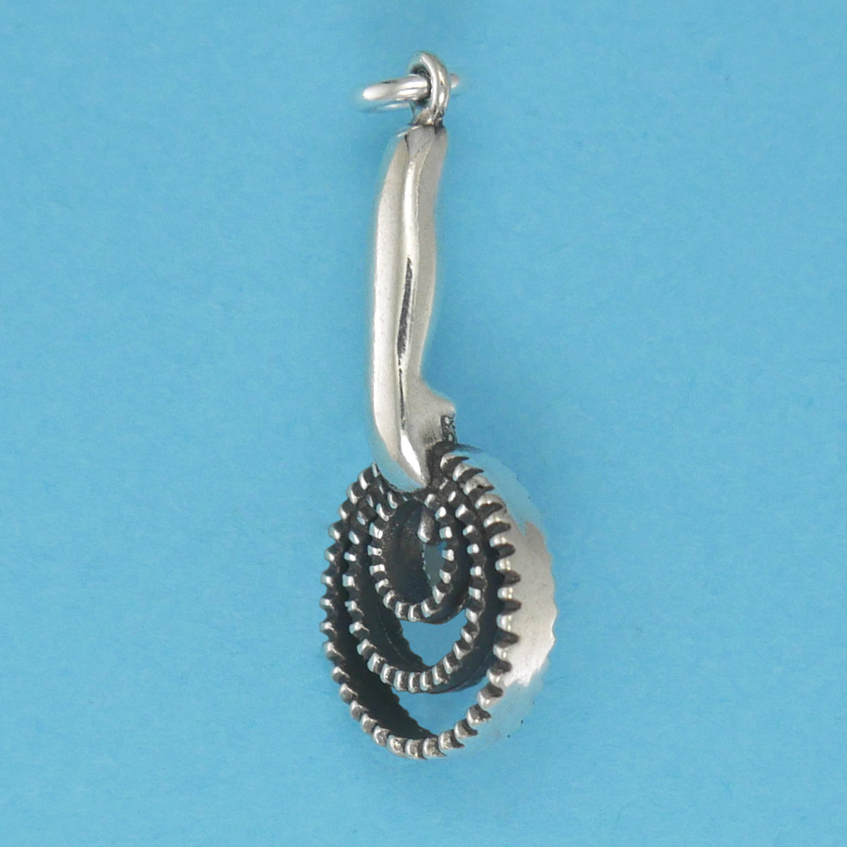 Metal Curry Charm | Equestrian Jewelry | CharmWorks