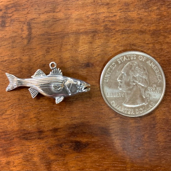 Striped Bass Charm | Fishing Jewelry | CharmWorks