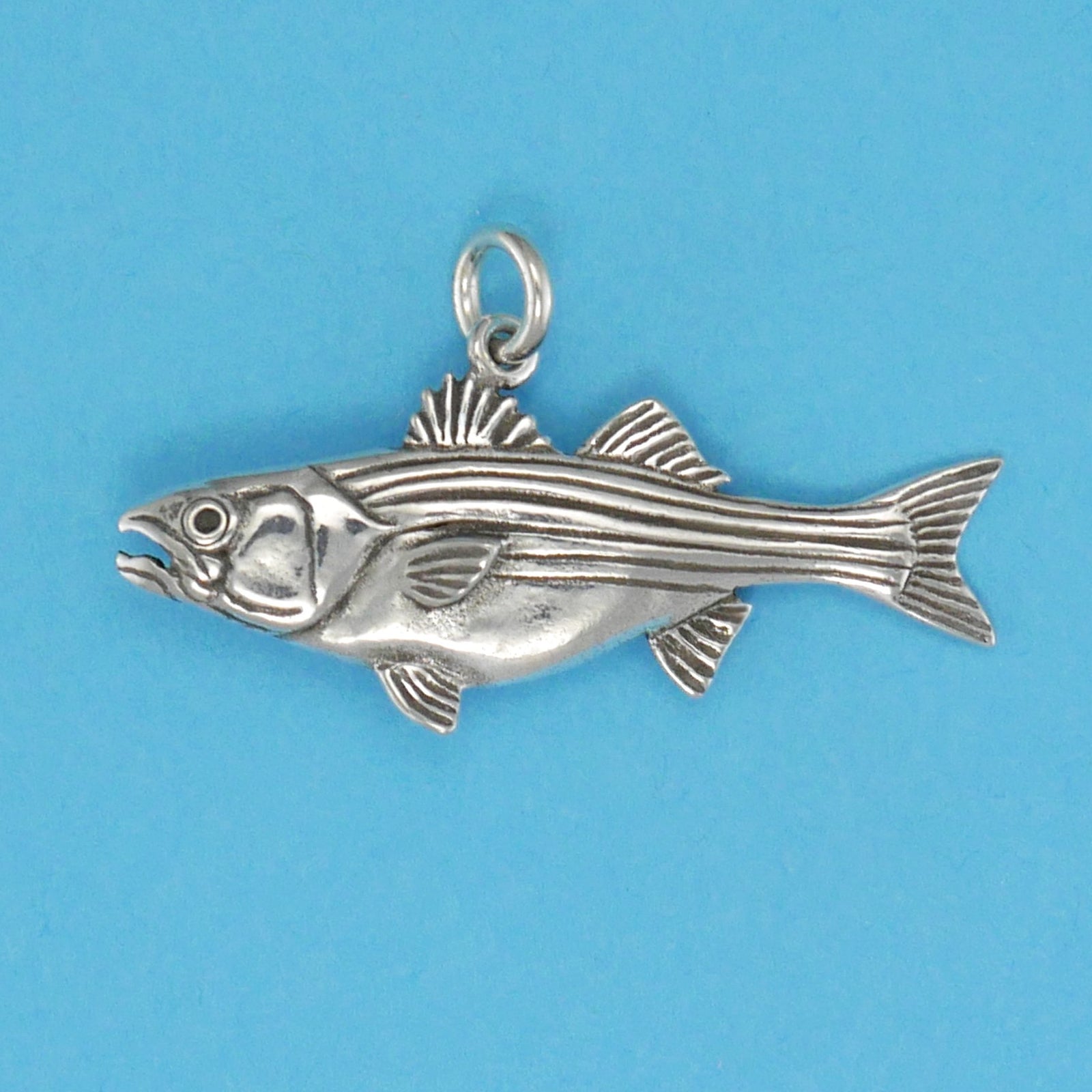 Striped Bass Charm | Fishing Jewelry | CharmWorks