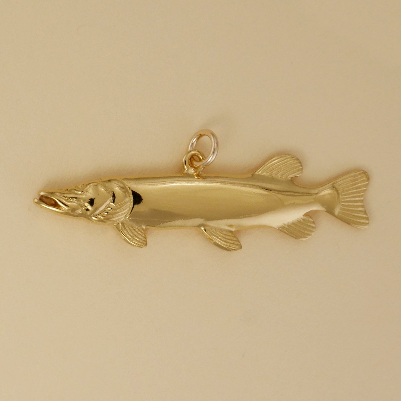 Silver Pike - Sterling Silver Pendant | Charmworks