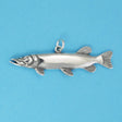 Silver Pike - Sterling Silver Pendant | Charmworks