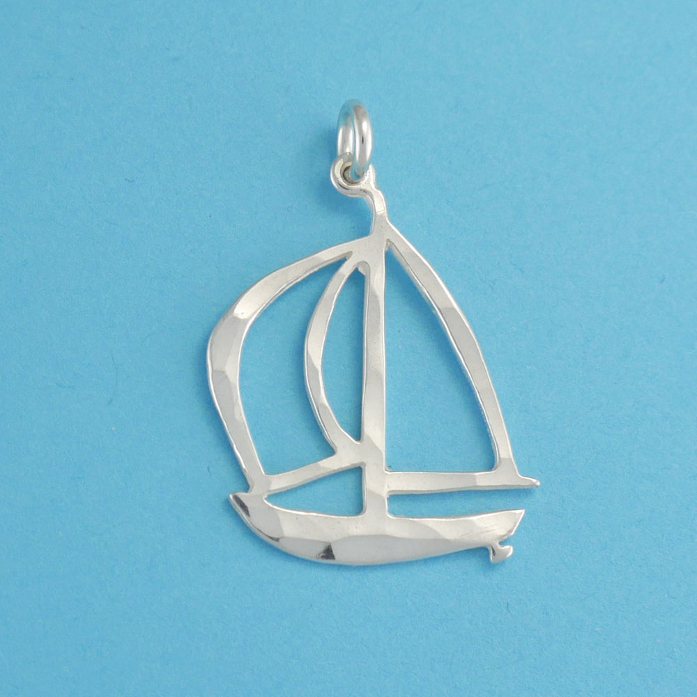 Sailboat Charm | Nautical Jewelry | CharmWorks