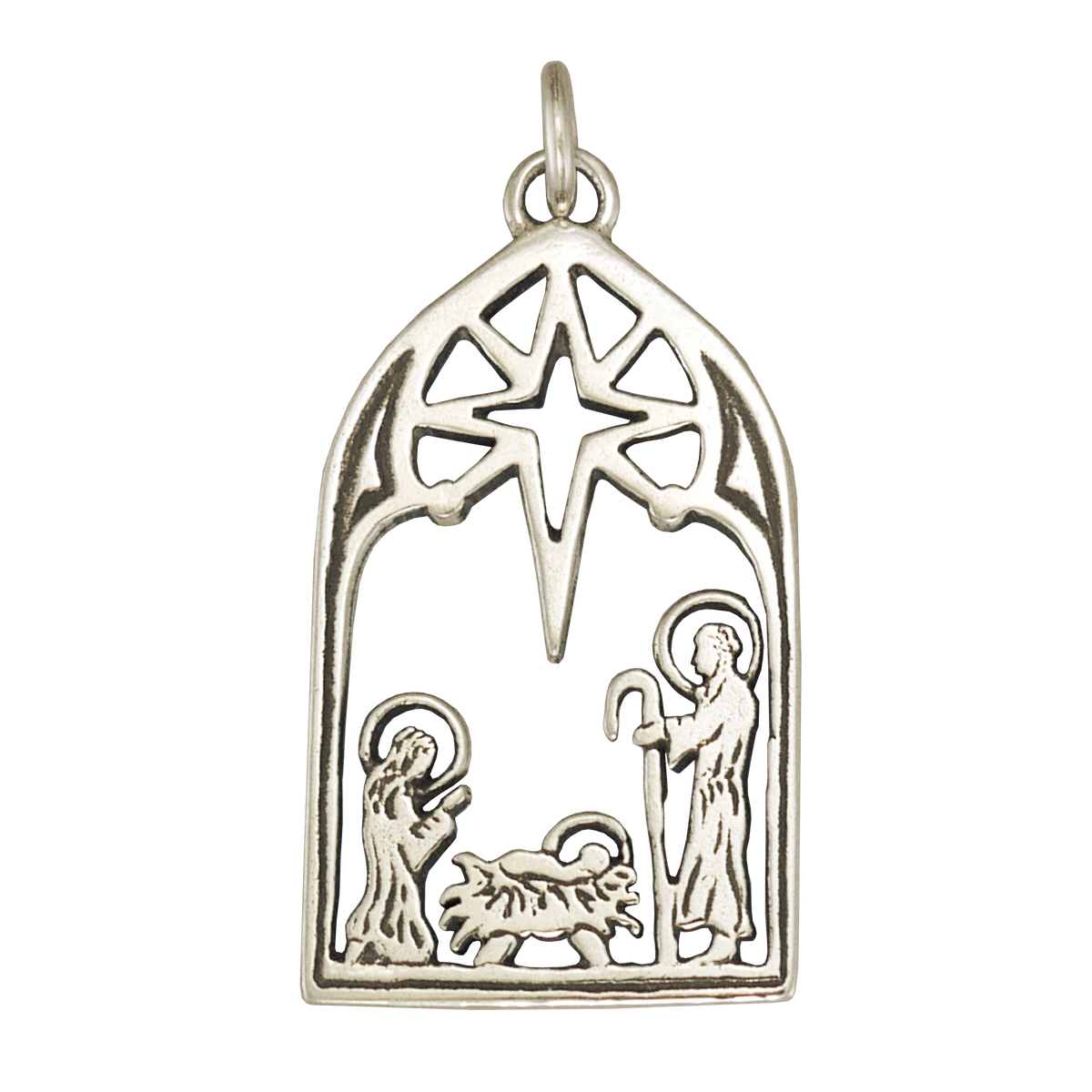 Nativity Scene Charm | Christmas Jewelry | CharmsWorks
