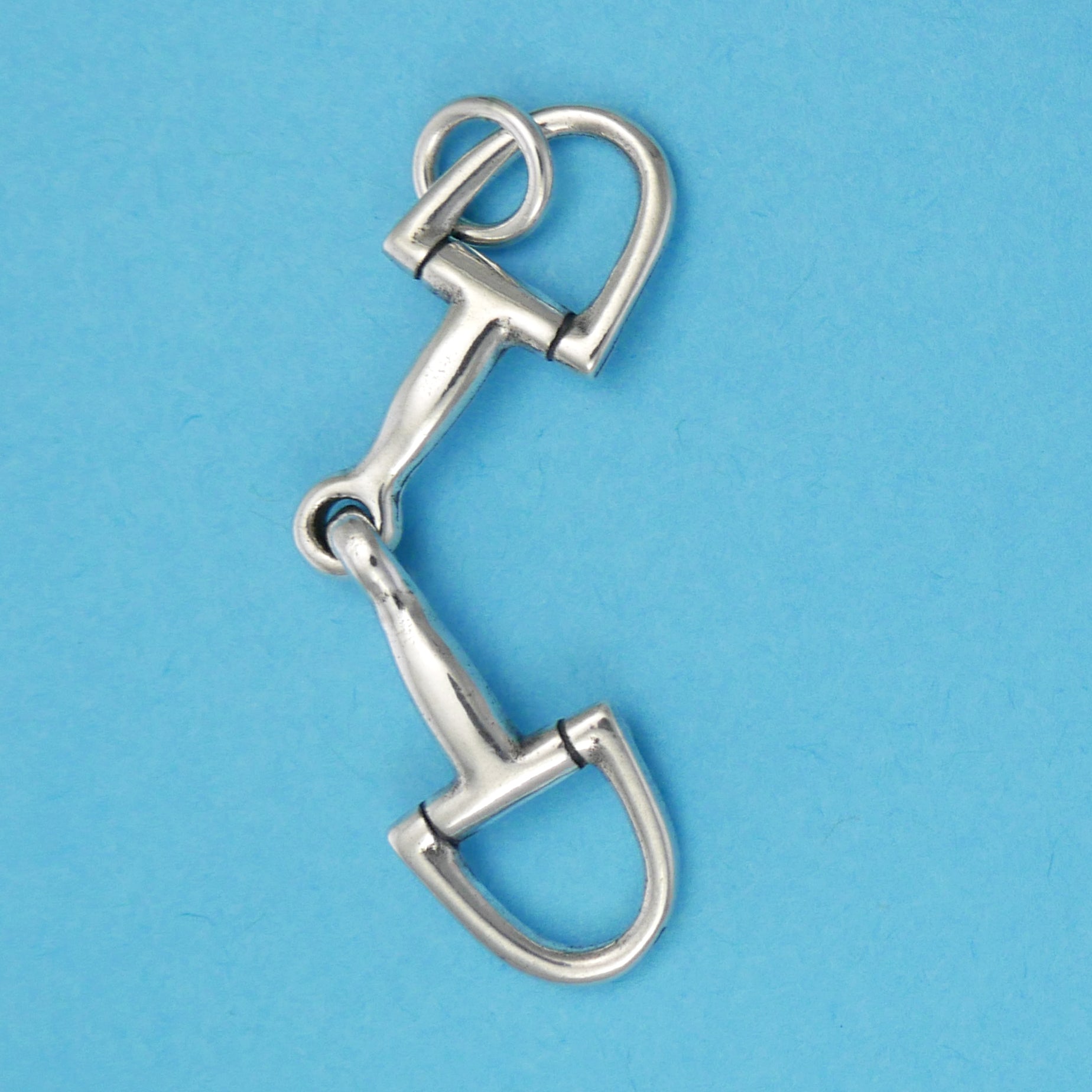 D Ring Snaffle Bit Charm | Equestrian Jewelry | CharmWorks