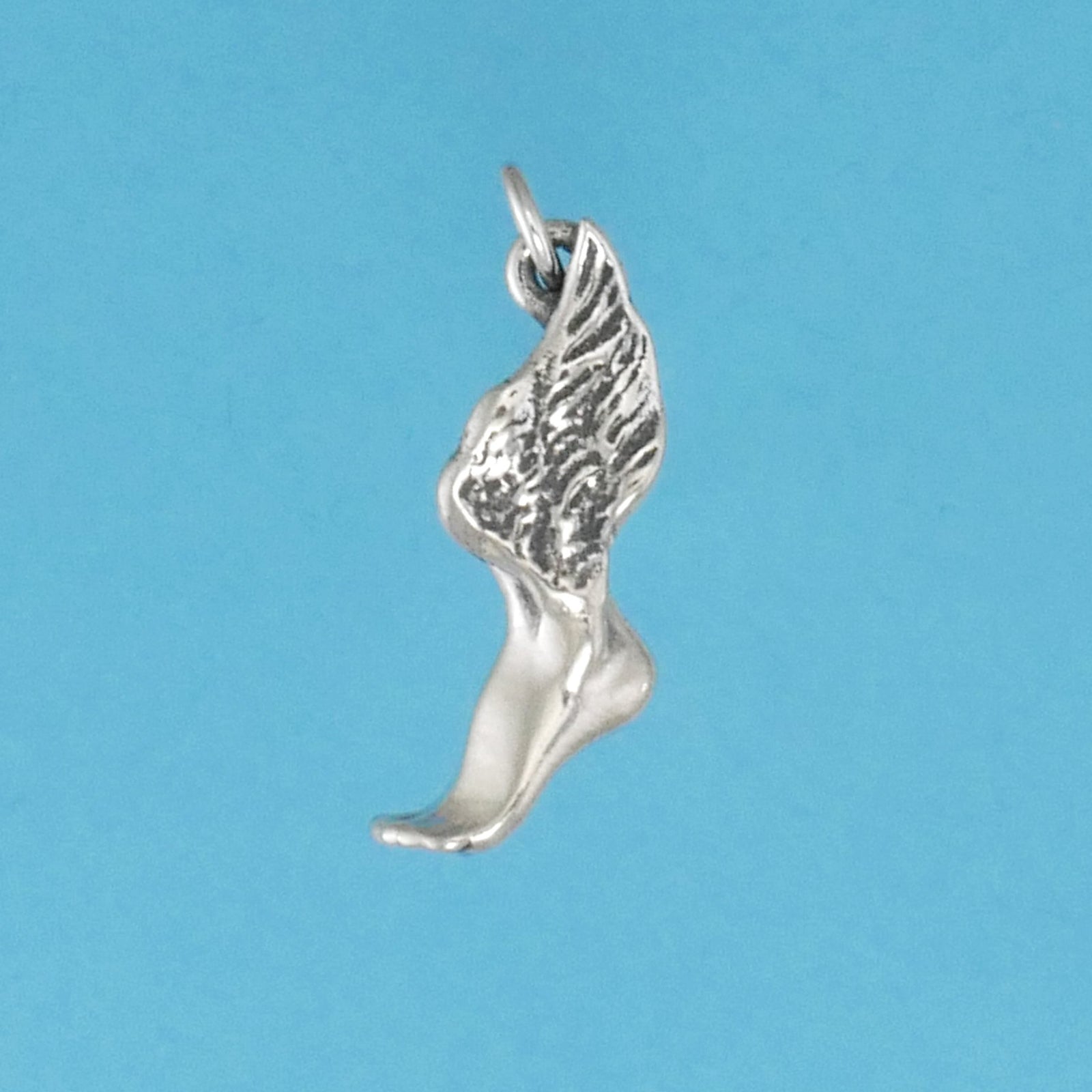 Winged Foot Charm | Silver Charms & Pendants | CharmWorks