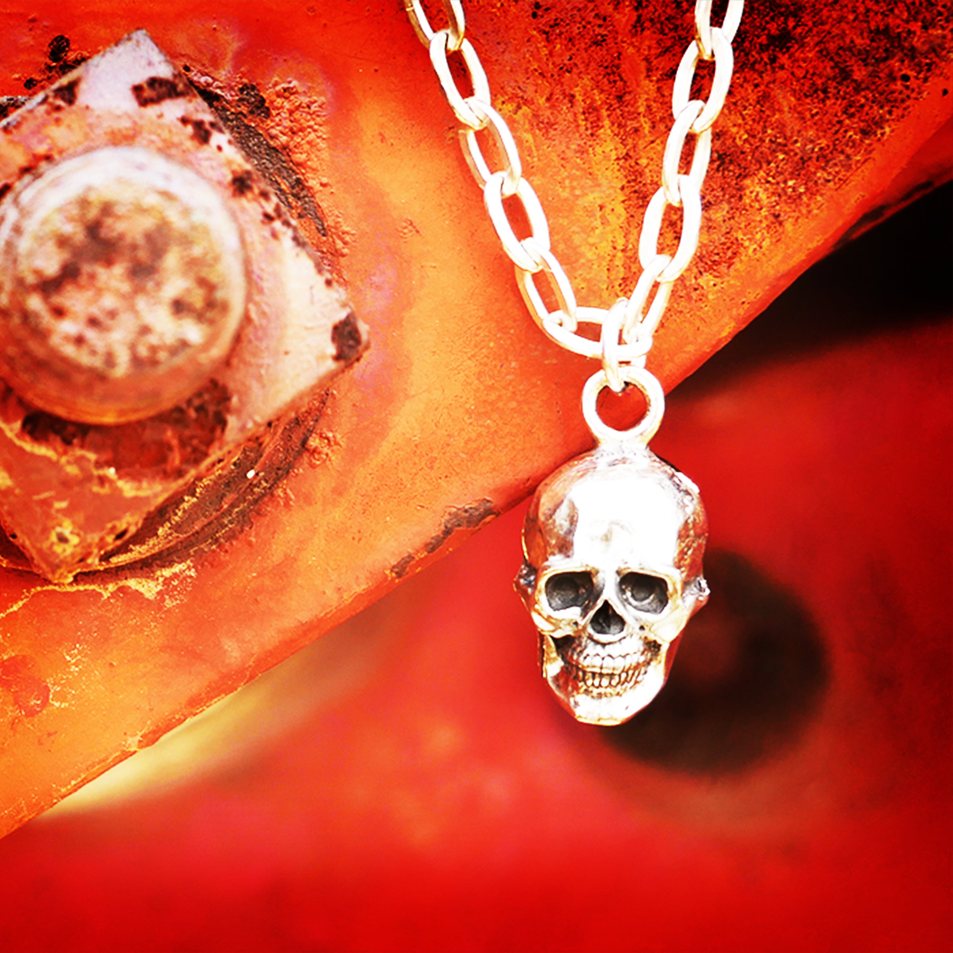 Skull Pendant | CharmWorks | Halloween Jewelry
