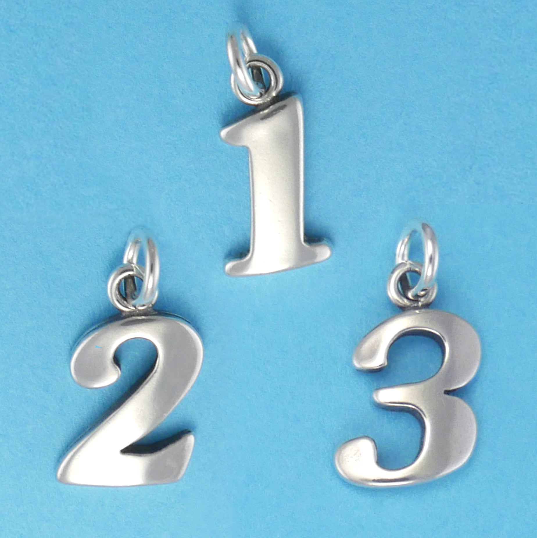 Number Charms | Number Jewelry | CharmWorks