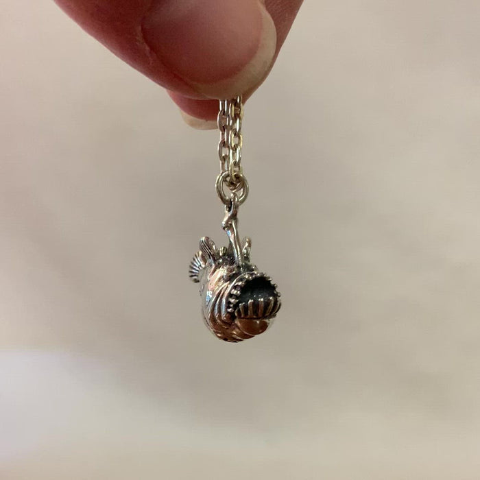 Anglerfish Charm | Sealife Jewelry | CharmWorks