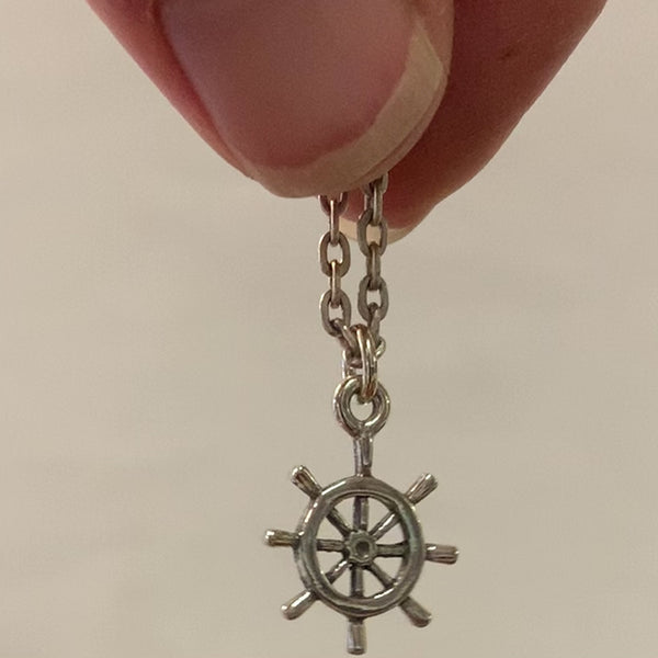 Ship Wheel Charm | Nautical Jewelry | CharmWorks